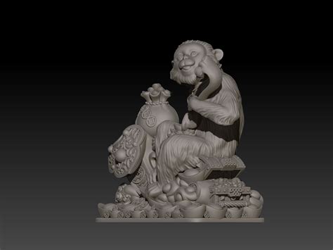 🐕 Zodiac Monke 3d Print Model・ Stl File For 3d Printing・cults