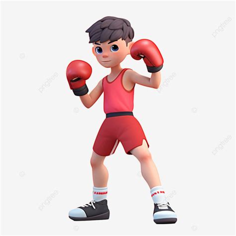 아시안 게임 3d 캐릭터 경쟁 이벤트 붉은 옷을 입은 소년 복싱 3d C4d 입체 Png 일러스트 및 이미지 에 대한 무료 다운로드 Pngtree