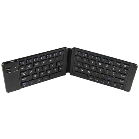 Folding Wireless Keyboard For Jitterbug Smart3 Phone Rechargeable Portable Compact W7k