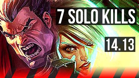 Darius Vs Riven Top 7 Solo Kills Legendary 1634 600 Games
