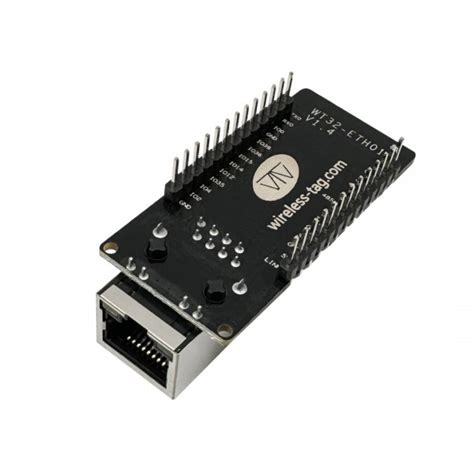 Wt32 Eth01 Esp32 Ethernet Development Board Met Wi Fi En Bluetooth Headers Onderkant Wt32