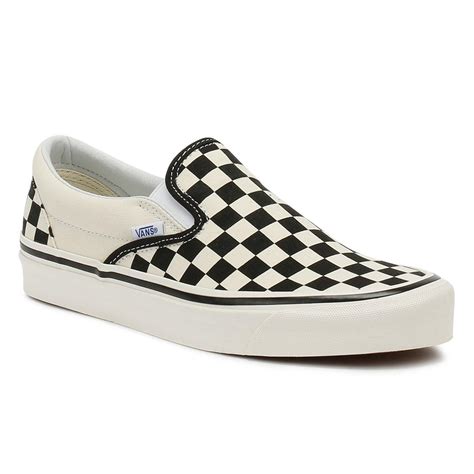 Vans Rubber Anaheim Factory Slip On Dx Black Checkerboard Trainers For Men Save Lyst