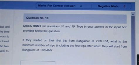 Marks For Correct Answer 3 Negative Mark StudyX