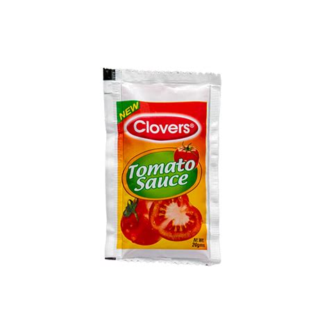 Clovers Tomato Sauce Sachets 20g Triclover Industries