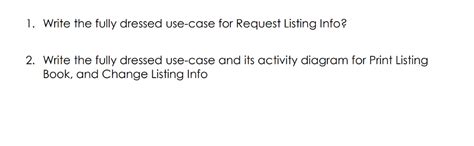 Consider The Following Use Case Diagram The Given Chegg