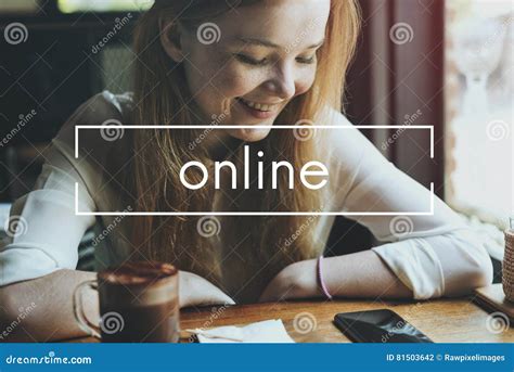 Online Communication Networrking Technology Internet Concept Stock