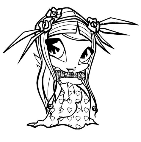 Pop Pixie Coloring Pages Coloringlib