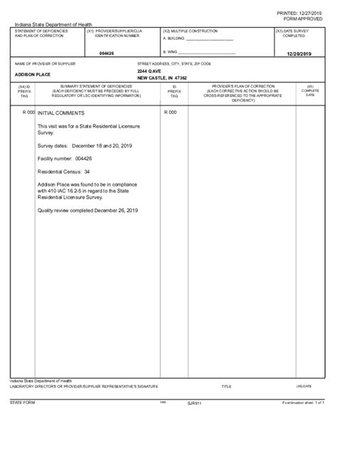 Fillable Online Cms Certification Number Ccn 245218 Fax Email Print