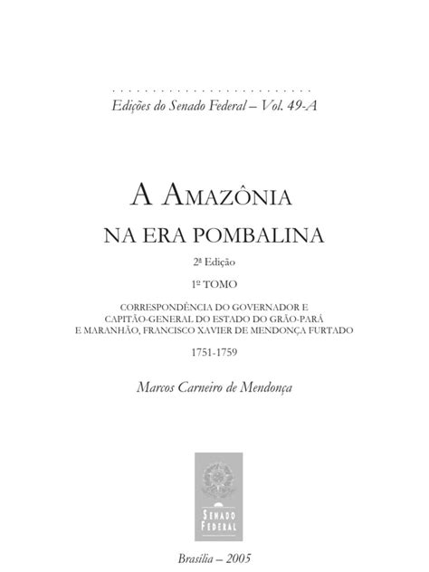 PDF A Amazônia na Era Pombalina TOMO I DOKUMEN TIPS