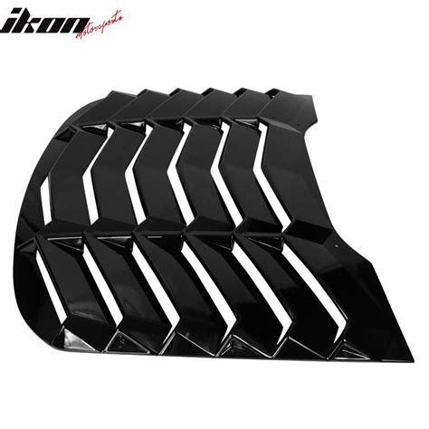 Ford Mustang Coupe Rear Window Louvers Gloss Black WDLR FM IK GBK