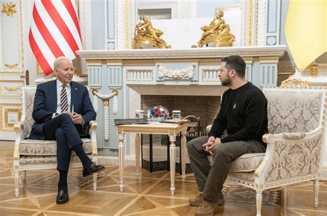 Photos Biden Makes Surprise Ukraine Visit Announces 500m More Aid