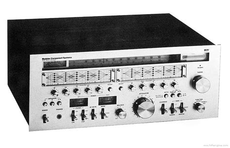Modular Component Systems 3275 Am Fm Stereo Receiver Manual Hifi Engine