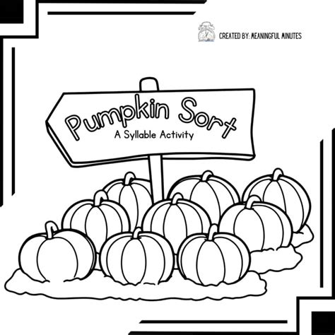 Pumpkin Sort By Meaningful Minutes Tpt