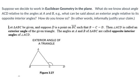 Answered Suppose We Decide To Work In Euclidean Bartleby