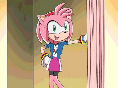 Amy Rose As Rainbow Dash Eqg By Noahishere18 On Deviantart