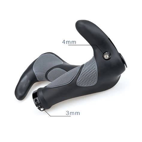 GUIDON BGP Poignée de vélo en caoutchouc Tpr intégrée accessoires de vtt poignée de
