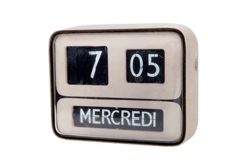 Analog Flip Clock Stock Image Image Of Conceptual Wake 24163775