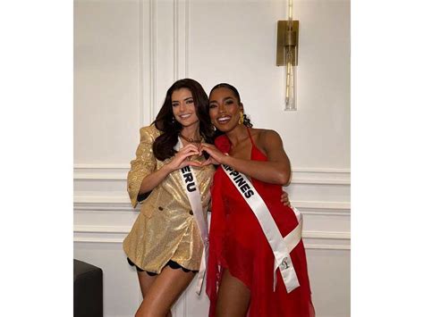 Miss Universe Philippines Chelsea Manalo And Miss Universe Peru Tati