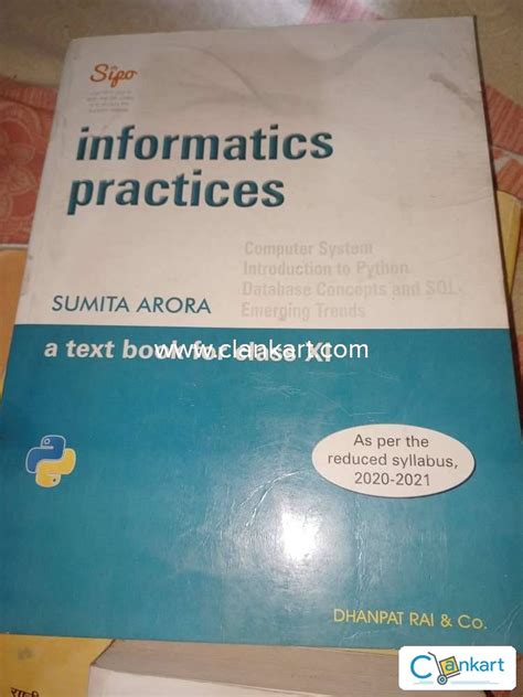 Buy Informatics Practices A Text Book For Class 11 Examination 2020