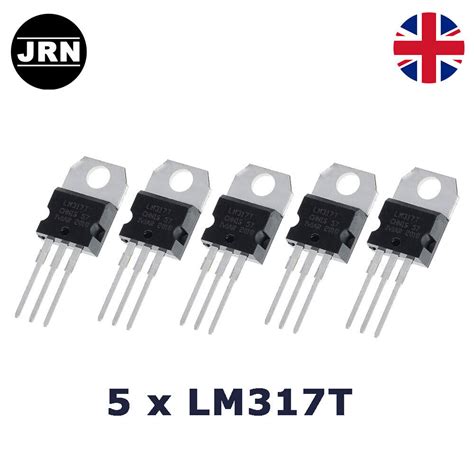5 X L7805 L7812 Lm317t L78l33 Voltage Regulator For Diy Projects