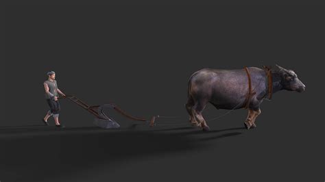 Asian Farmer Actor 3d Model By Huang9527