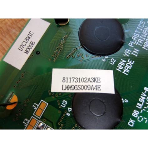 Nan Ya Plastics M009E PCB WLCD Display LMM96S009A4E Used Mara