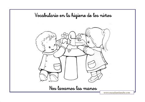 Imagenes Para Colorear De Higiene Personal En Los Niños Páginas