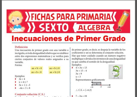 Álgebra Ejercicios Para Sexto Grado De Primaria Actividades 2024