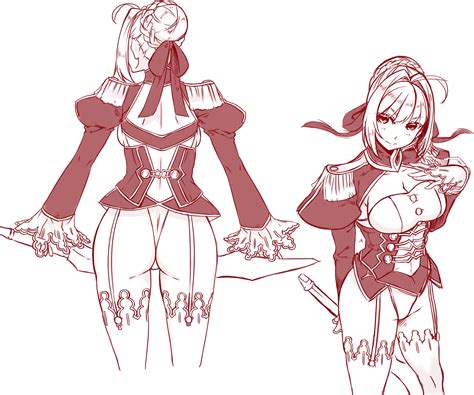 Nero Claudius And Nero Claudius Fate And 1 More Drawn By Hiememiko