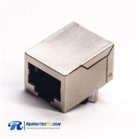 8p8c RJ45 Modules Network Connector Jack Through Hole Shielded