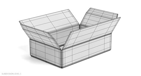 Cardboard Boxes D Model Ds Blend Dae Obj Fbx Free D