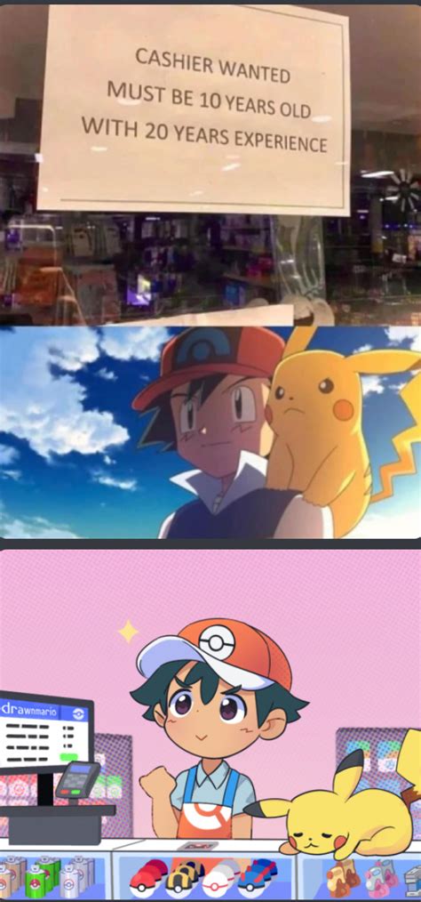 Ash Ketchum New Job R Lostpause