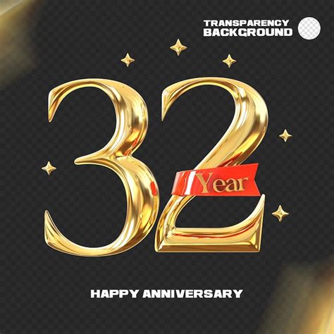 Feliz Aniversário Renderização 3d Isolada Psd Premium