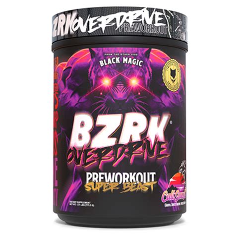 Bzrk Overdrive Pre Workout Black Magic For Sale 5375