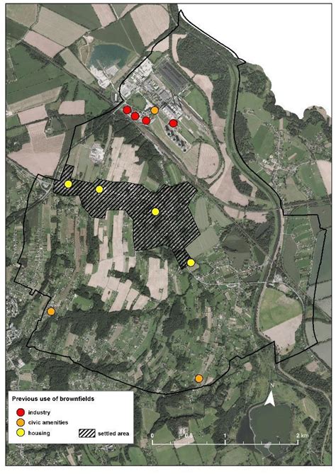 A B C Spatial Distribution Of Brownfields And Indication Of Their Download Scientific