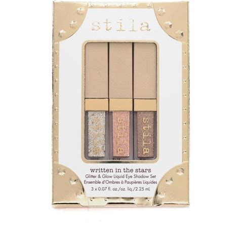 STILA Glitter Glow Eye Shadow Set 24 Liked On Polyvore Featuring