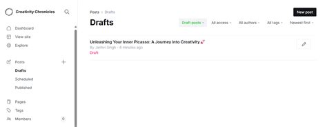 How To Create Blog On Ghost