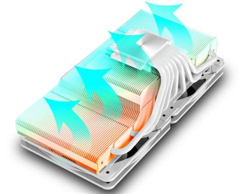 Jiushark Debuts Expansive Jf13k Top Flow Cpu Cooler With Dual 120mm