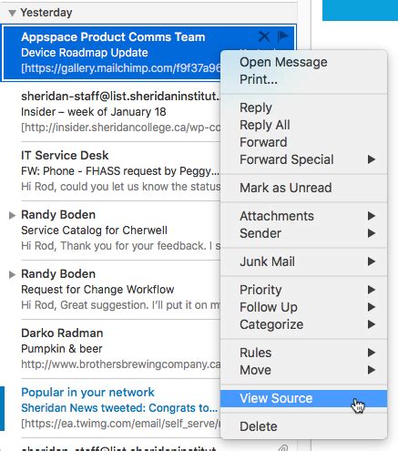 Where Can I Find The Mail Headers In Outlook 2016 For Mac Enpowerup