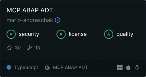 GitHub Mario Andreschak Mcp Abap Adt