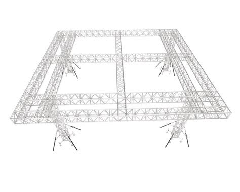 Aluminum Structure Frame Isolated On Background 3d Rendering