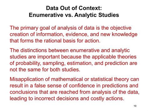 Analytic Vs Enumerative Studies Ppt