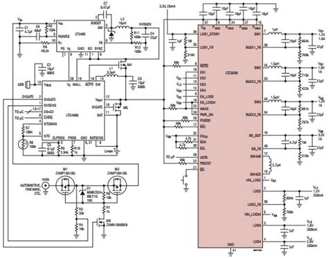 Schematic Diagram Of A Typical Microprocessor Circuit Circuit Diagram