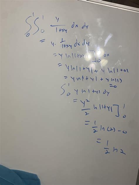 need help with this double integral problem r calculus
