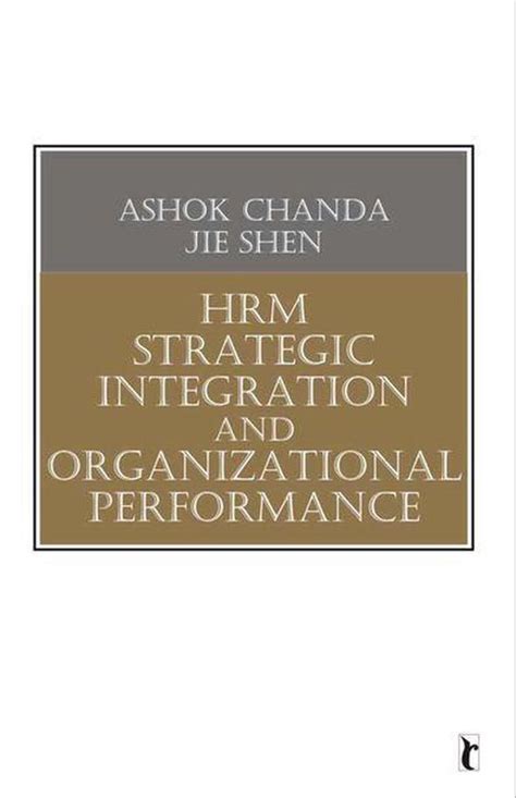 Response Books Hrm Strategic Integration And Organizational Performance Ebook
