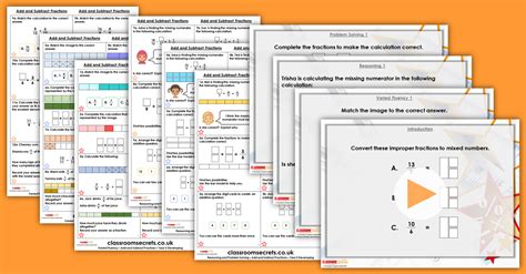 Add And Subtract Fractions Year 5 Fractions Resource Pack Classroom