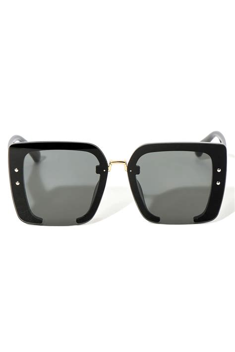 Pleasant Surprise Sunglasses Black Fashion Nova Sunglasses