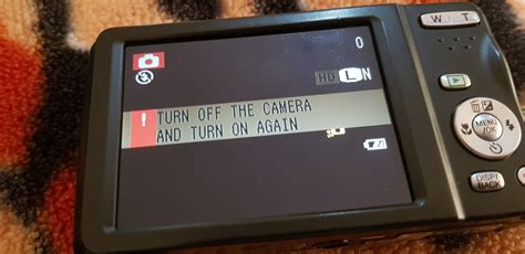 Troubleshooting How Do I Fix A Fuji Turn Off The Camera And Turn On Again Error