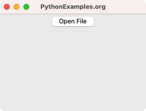 Tkinter Filedialog Ask User To Open A File
