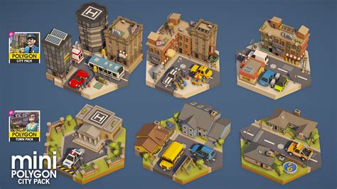 Polygon Mini City Pack Game Assets Synty™ Official Store Synty Store